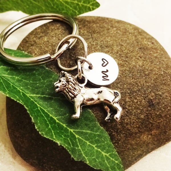 Lion Keychain - Etsy