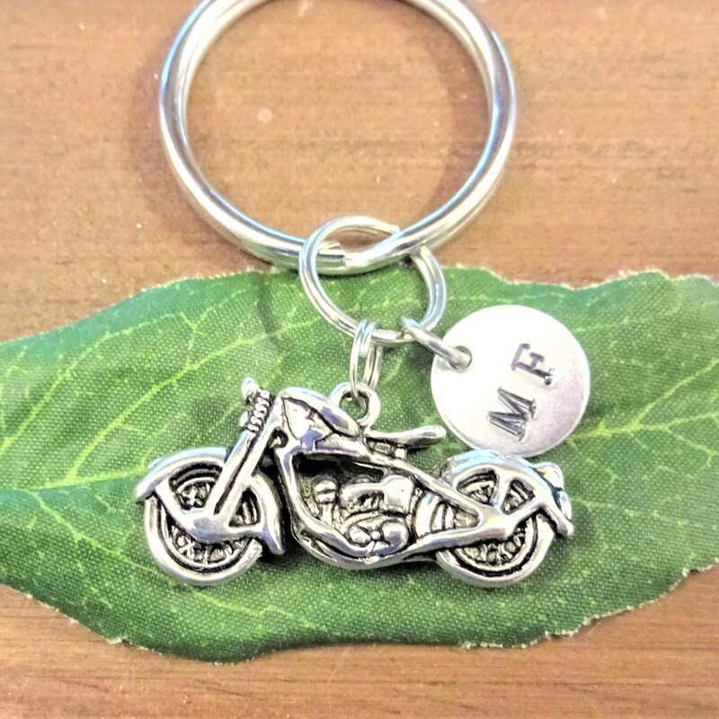 Motorcycle Keychain - Etsy