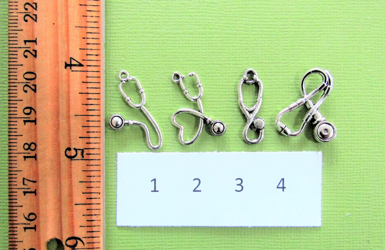 CADUCEUS & STETHOSCOPE Keychain Personalized With Initial - Etsy