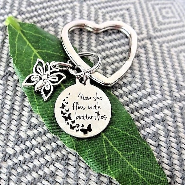 Butterfly Keychain - Etsy