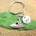JET SKI KEYCHAIN With Personalized With Initial Charm Nautical Boating ...