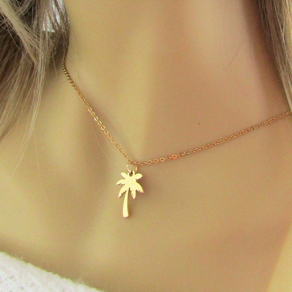 Gold Palm Tree Chain - Etsy