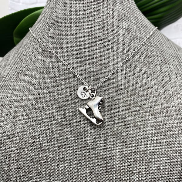 Ice Skating Necklace - Etsy