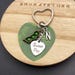 SWEET PEA KEYCHAIN Personalized With Initial Charm - "sweet Pea ...