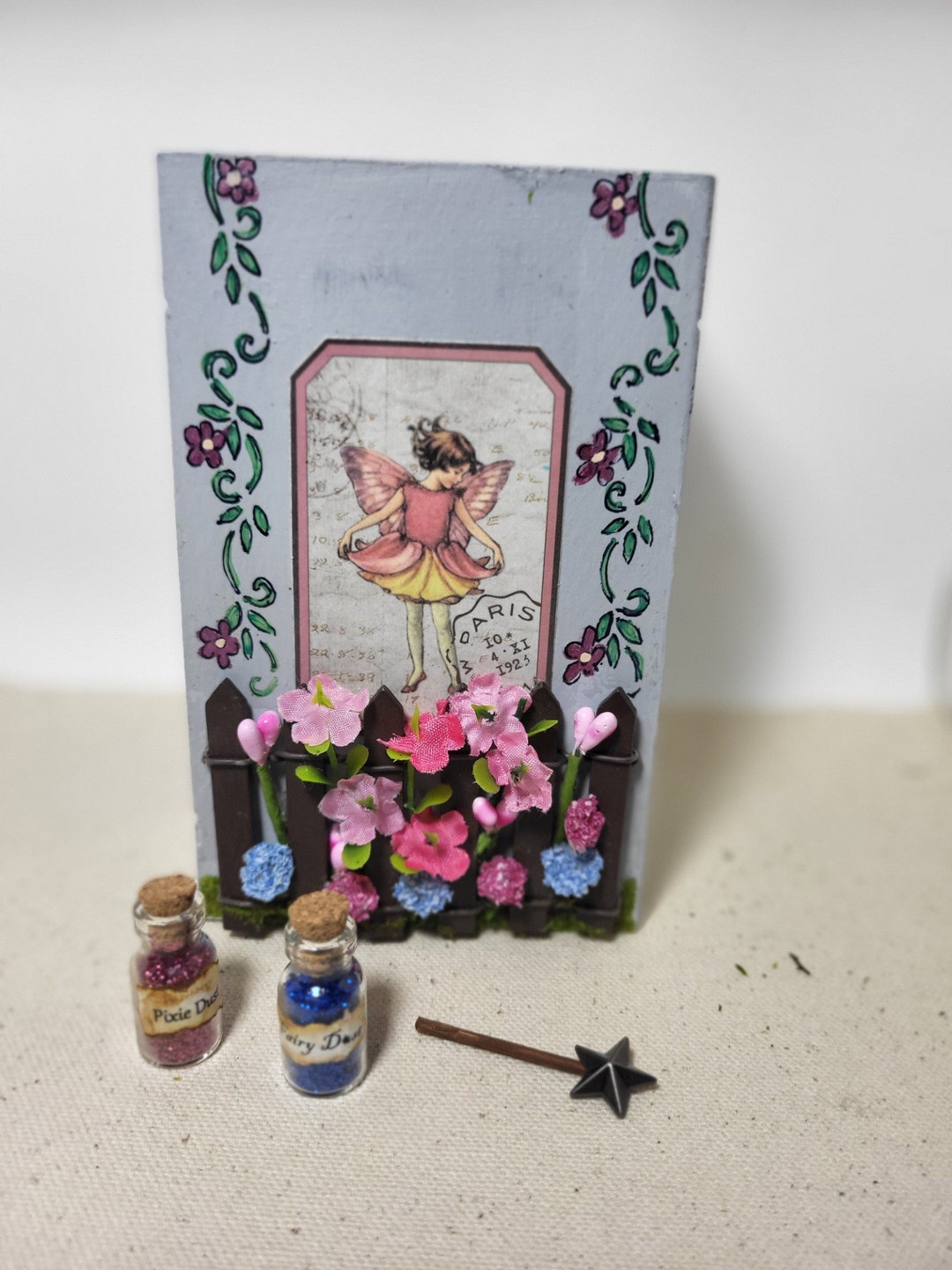 Secret Garden Fairy Box Bookshelf Fairy Garden Indoor Pixie Fairy ...