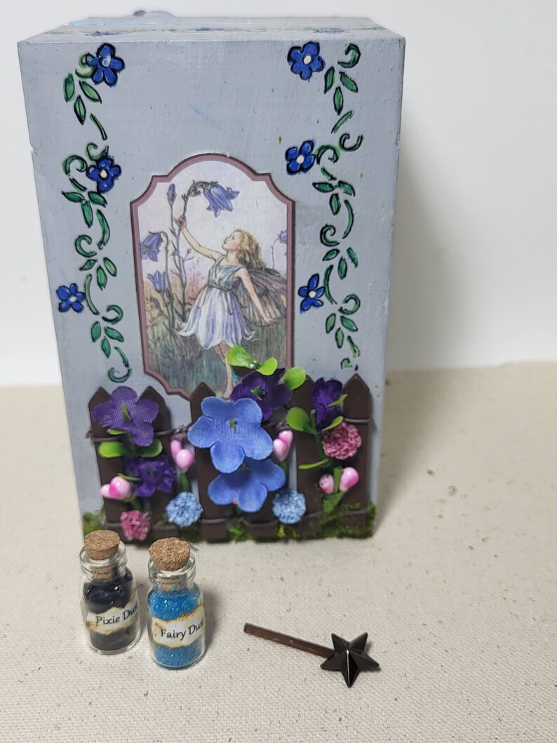 Secret Garden Fairy Box Bookshelf Fairy Garden Indoor Pixie Fairy ...