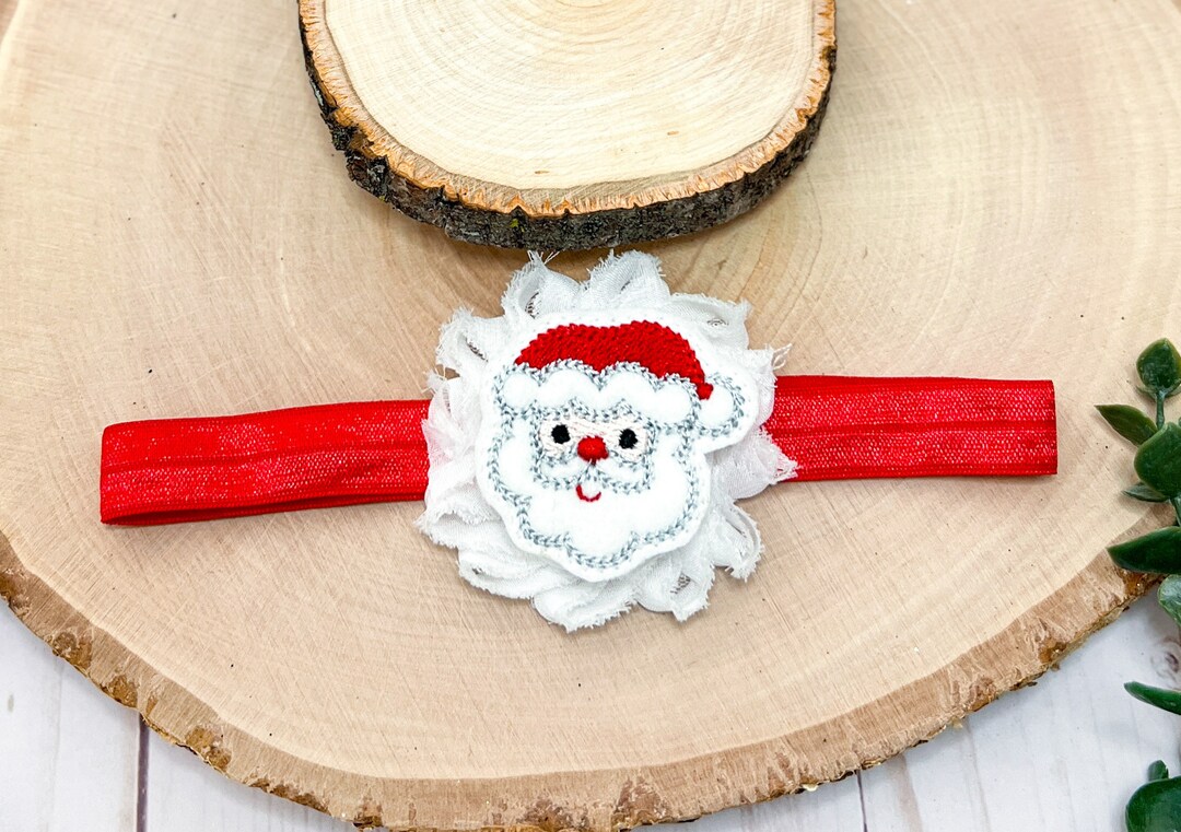 Christmas Santa Headband, Baby Christmas Headband, First Christmas ...