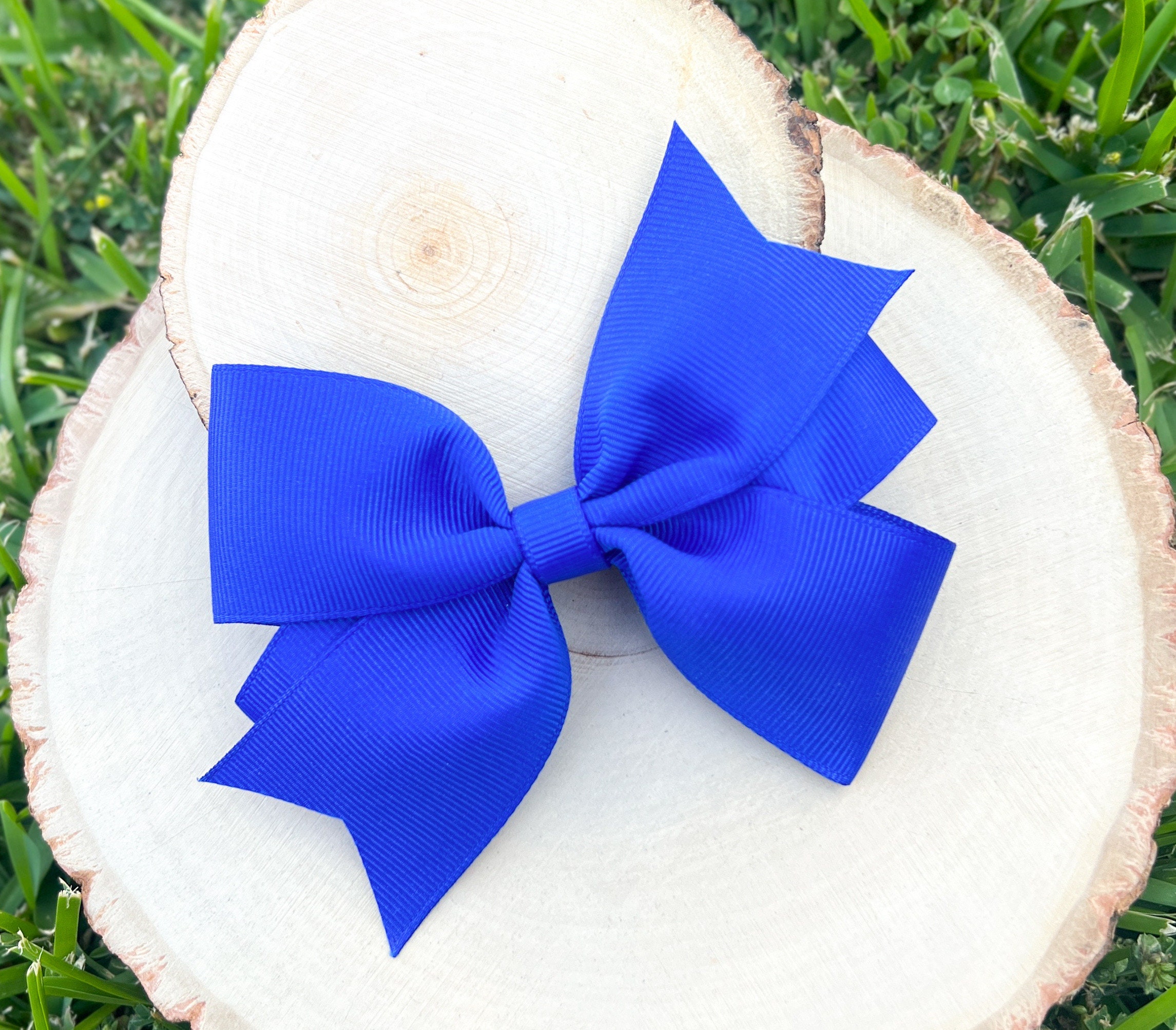 Royal Blue Hair Bow, Royal Blue Bow, Royal Blue Headband, Royal Blue ...