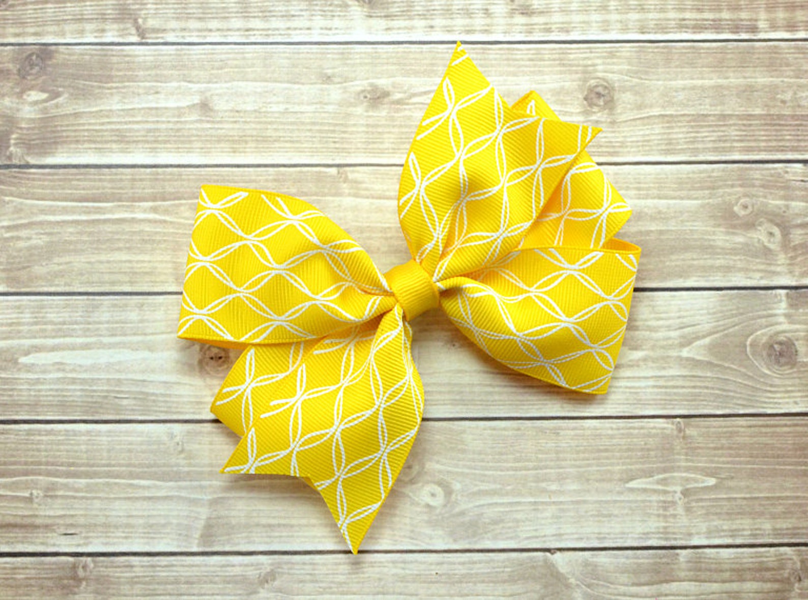 Yellow Hair Bow Yellow Bow Yellow Headband Bow Yellow - Etsy