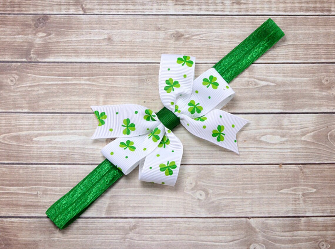 Clover Headband St Patrick's Day Headband Shamrock | Etsy