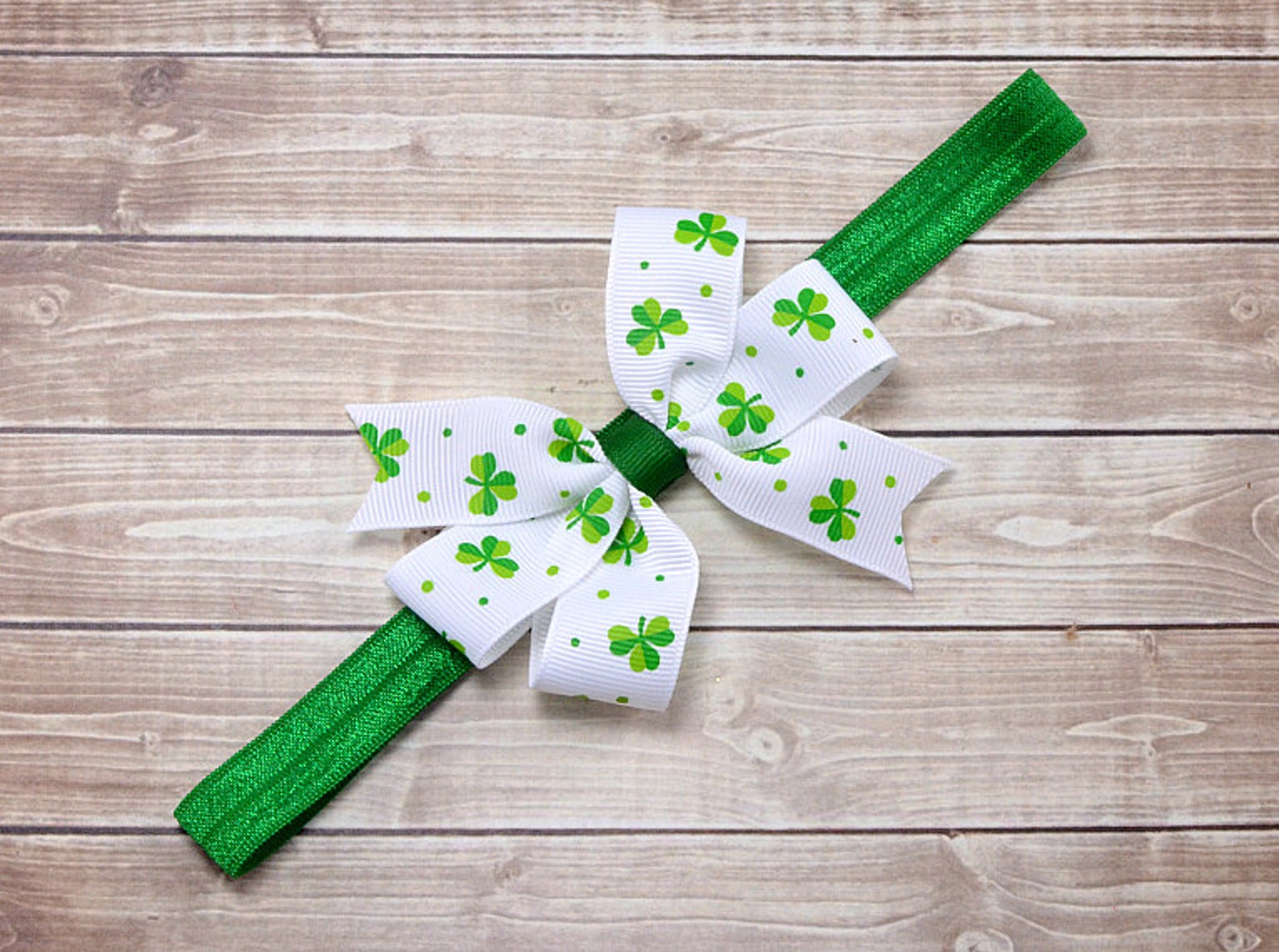 Clover Headband St Patrick's Day Headband Shamrock | Etsy