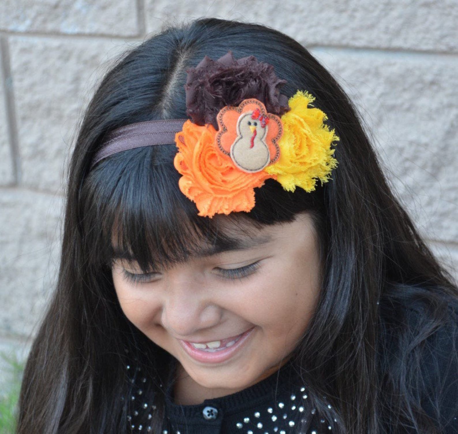 Turkey Headband Thanksgiving Headband Fall Headband Baby | Etsy