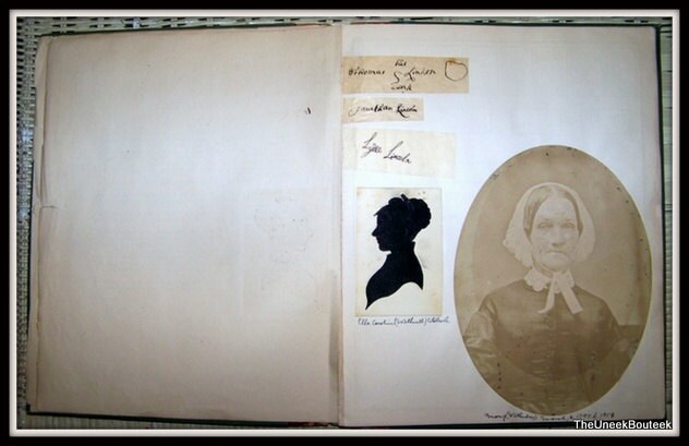 Antique Ancestral Genealogy Book, 1600"s Colonial New England Settler ...