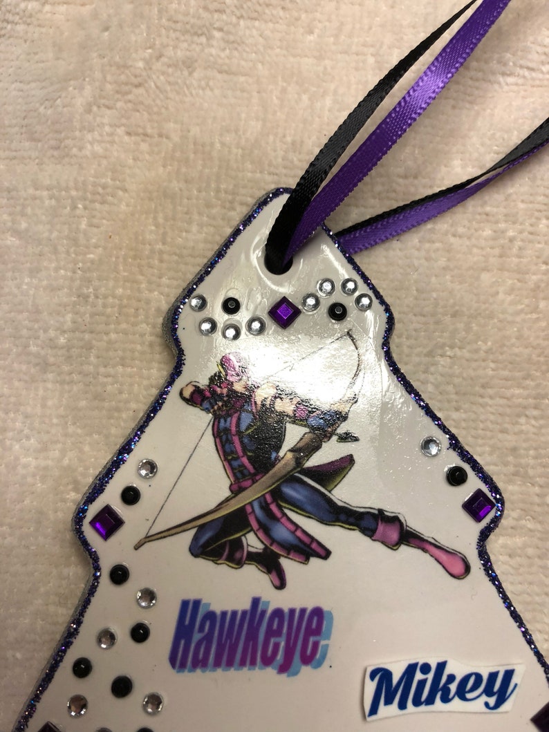 Marvel Hawkeye From the Avengers Custom Christmas Ornament - Etsy