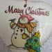 Snowman Merry Christmas Ornament - Etsy
