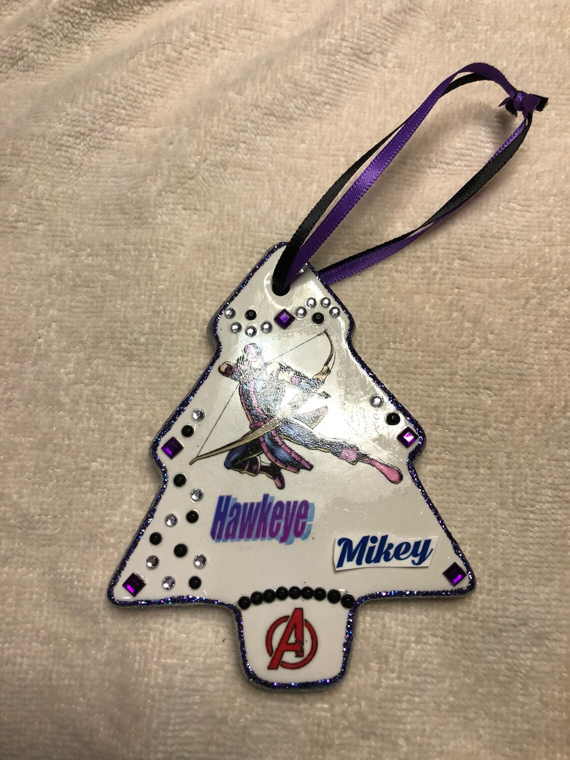 Marvel Hawkeye From the Avengers Custom Christmas Ornament - Etsy
