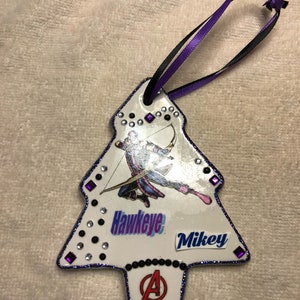 Marvel Hawkeye From the Avengers Custom Christmas Ornament - Etsy