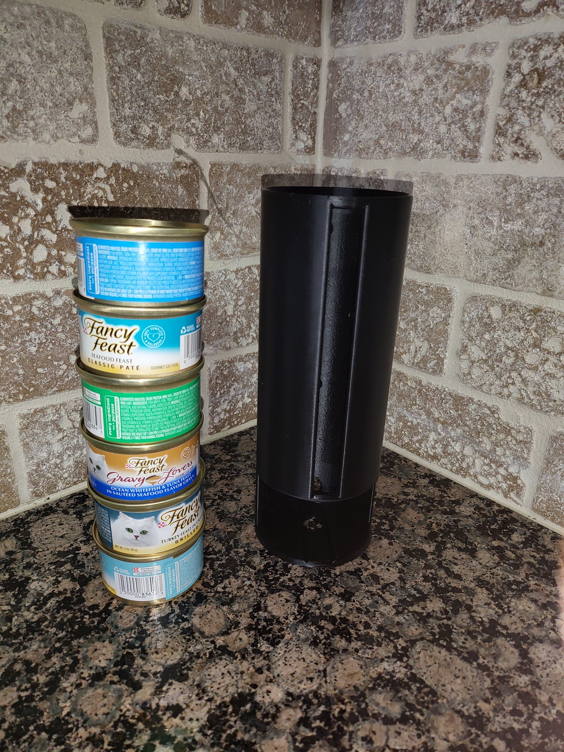3D Printed STL Cat Food Can Holder Wall Mountable - Etsy