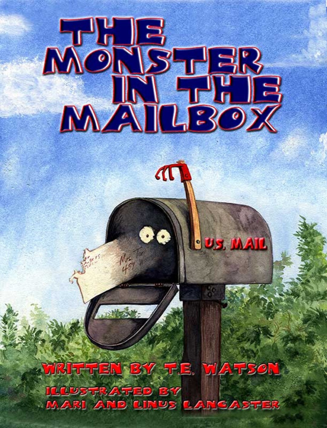 The Monster in the Mailbox Children's Book Picture Book - Etsy UK