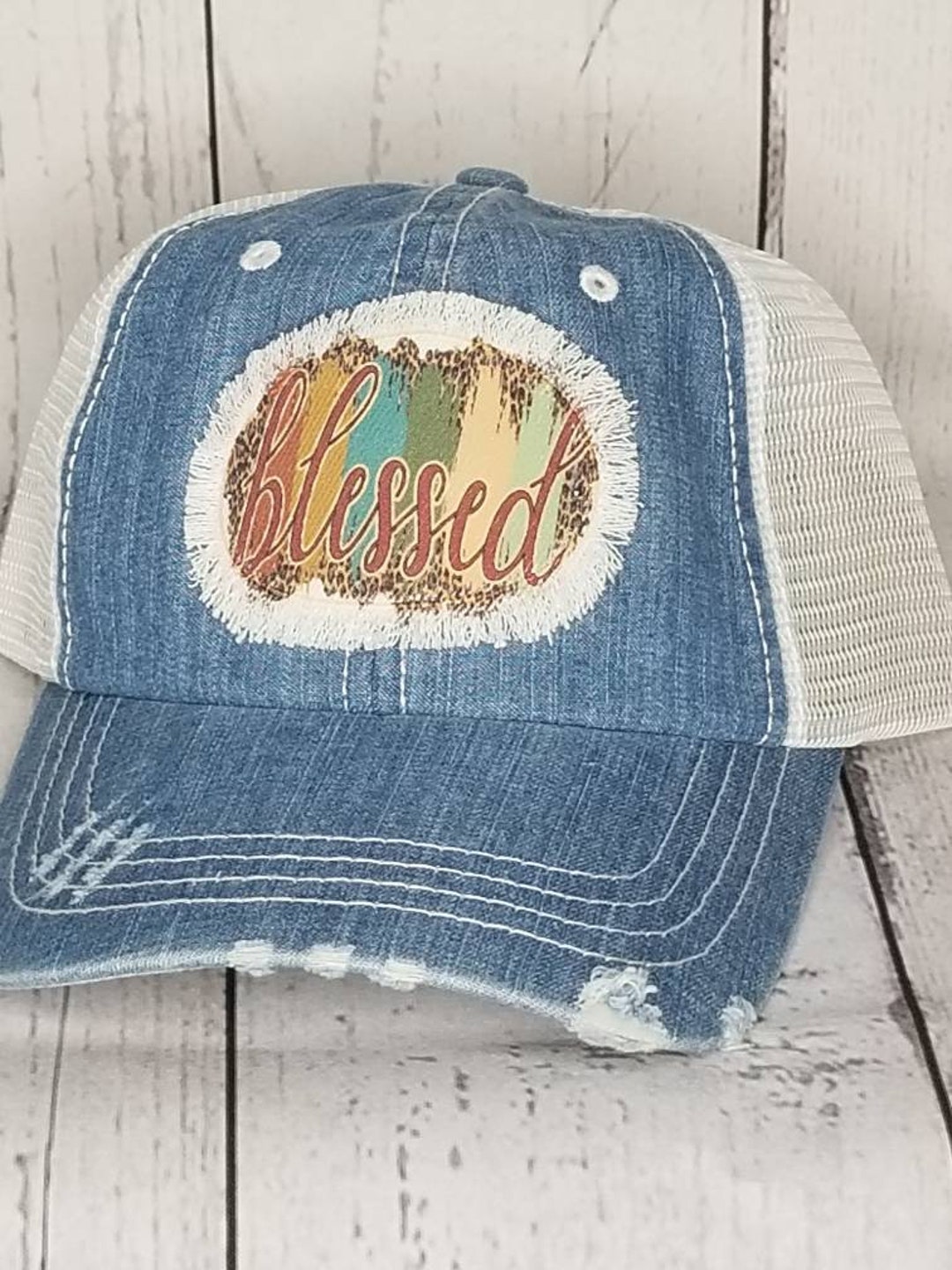 Blessed Patch Hat - Etsy