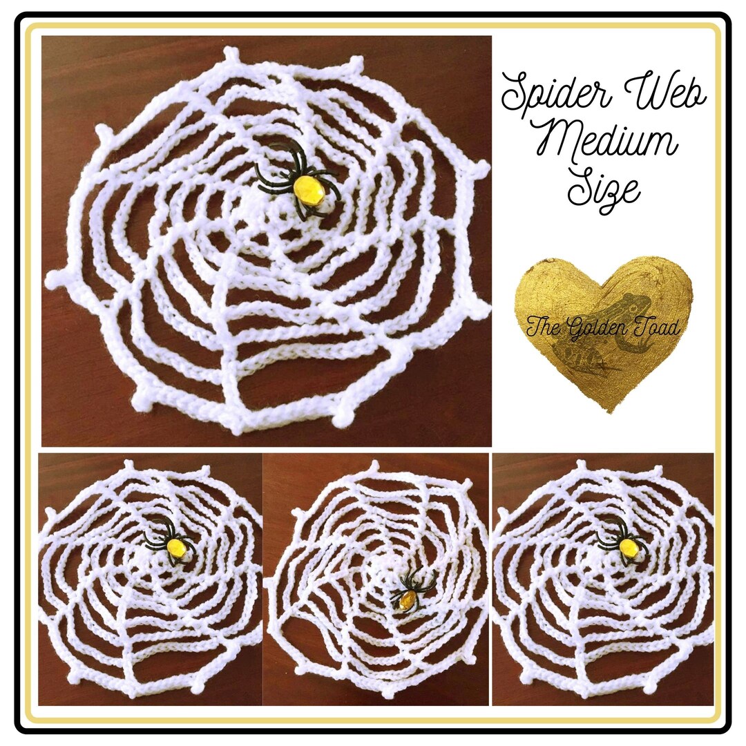 Medium Spider Web With Spider - Etsy