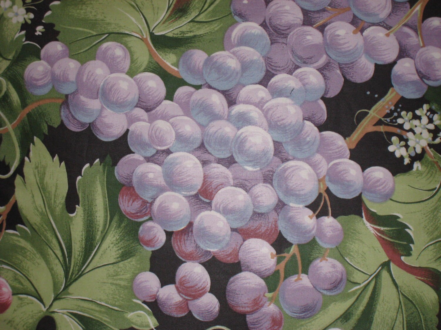 Beautiful Grape Print Decorative Pillow Cover- 18" X 18" Gorgeous ...