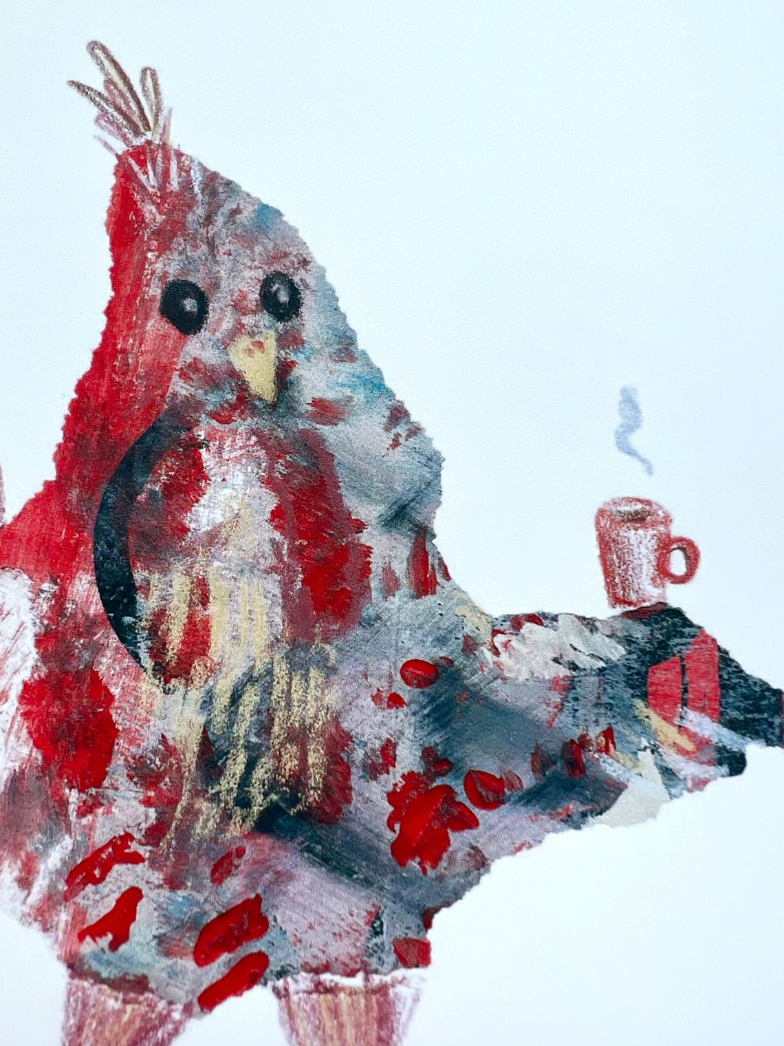 Paper Collage Birds Art Prints - Etsy