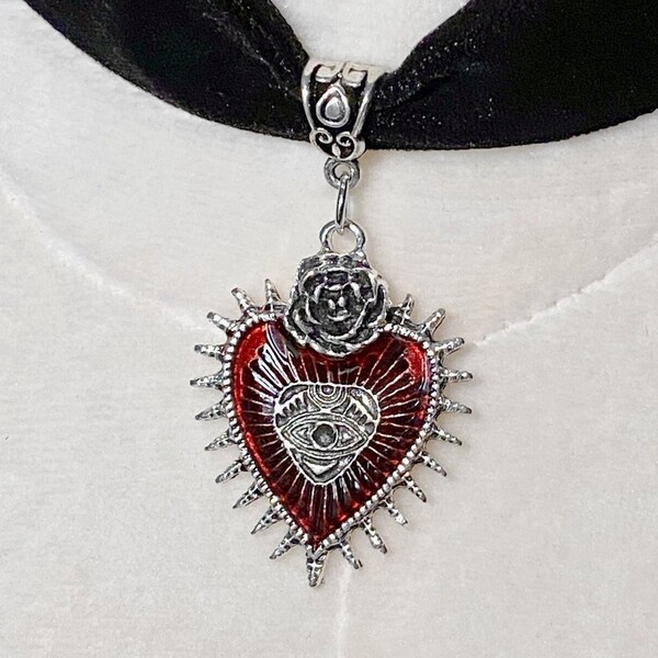 Gothic Black Heart - Etsy