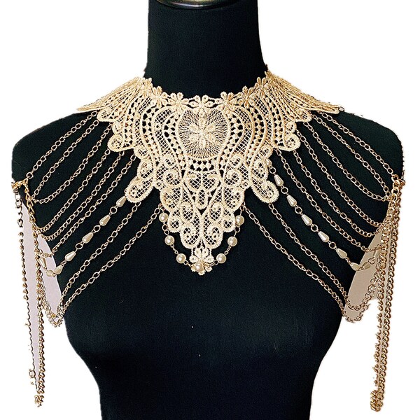 Shoulder Necklace - Etsy