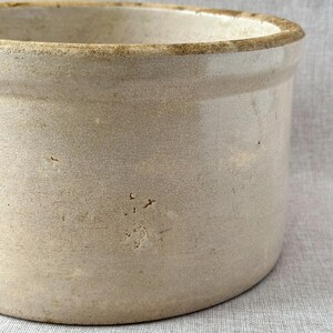 Antique Glazed Stoneware Pottery Low Crock Container, Crockery ...