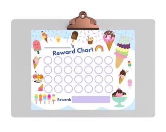 Cupcake Reward Chart, Behavior Chart, Kids Reward Chart, Reward Chart ...