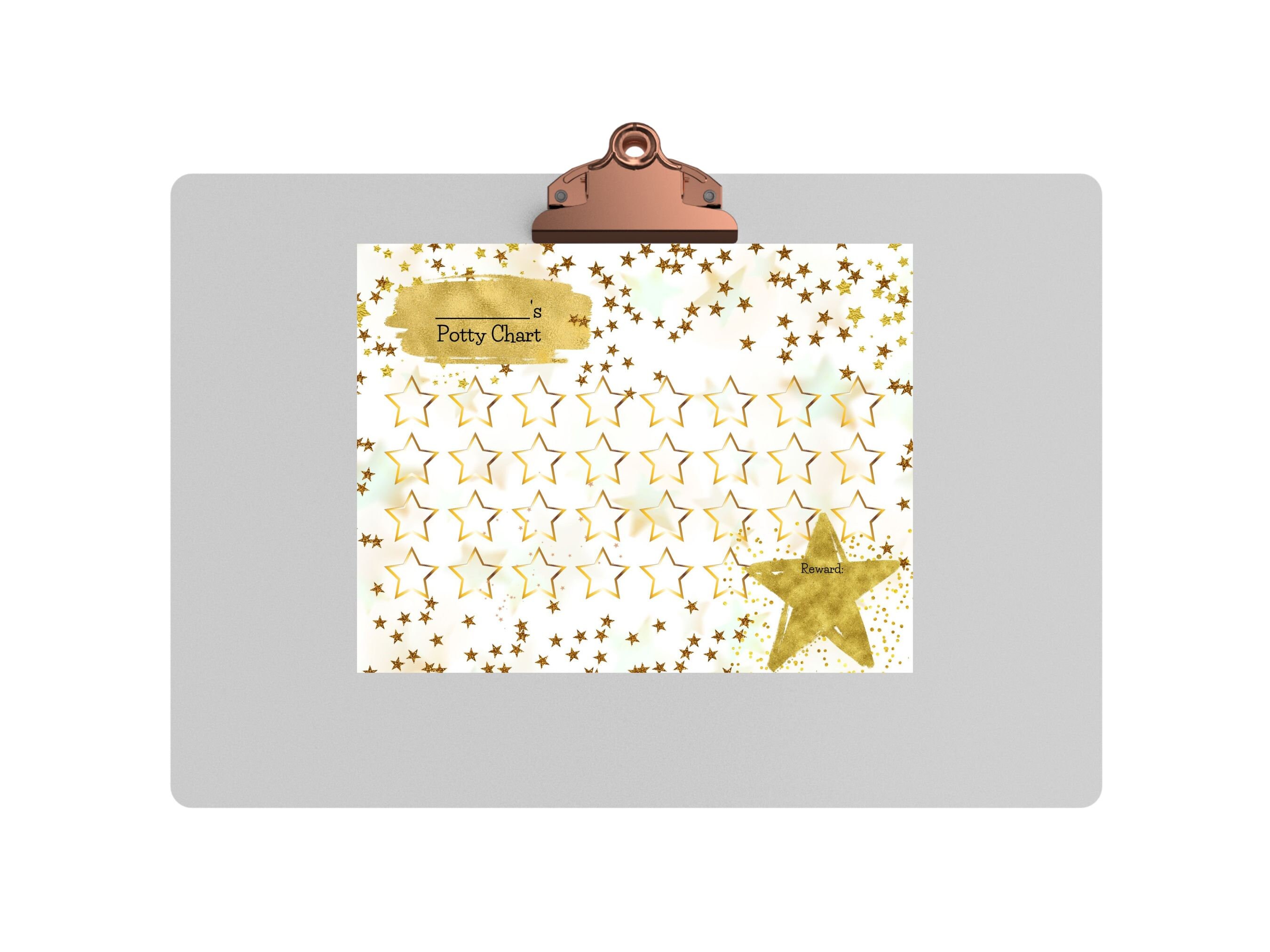 Star Potty Chart, Twinkle Twinkle Little Star Potty Chart, Behavior ...