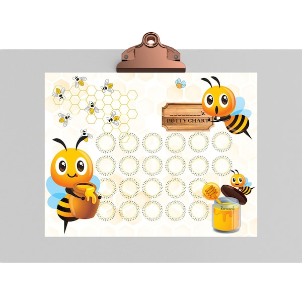 Printable Bee Reward Chart - Etsy