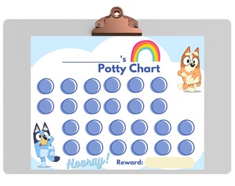 Bluey Potty Chart - Etsy Norway