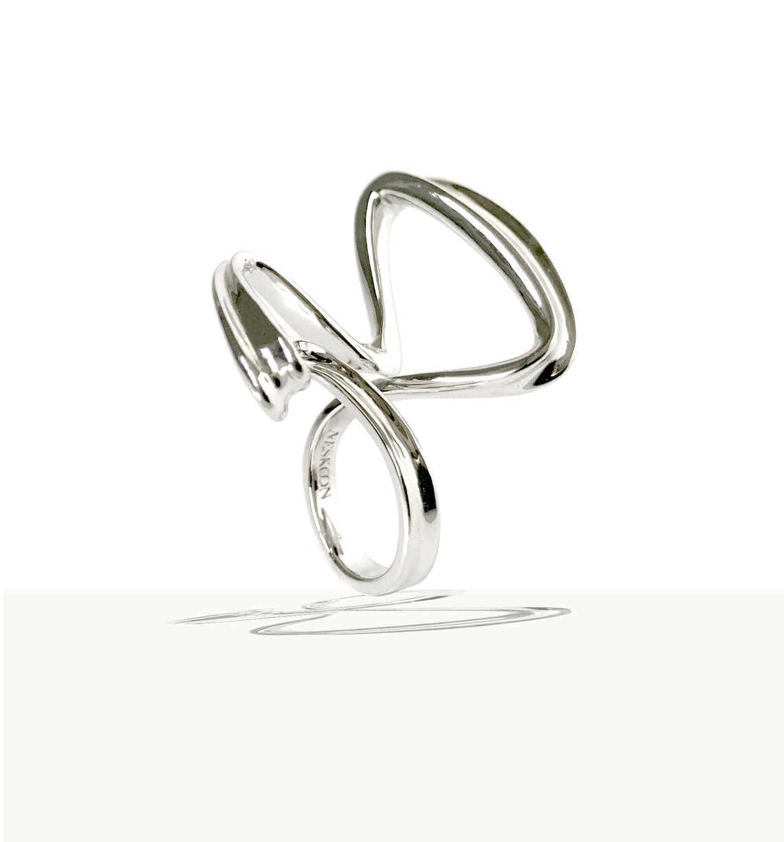 P-01 Mobius Ring Sculpture Strip Ring Silver Color Ring | Etsy