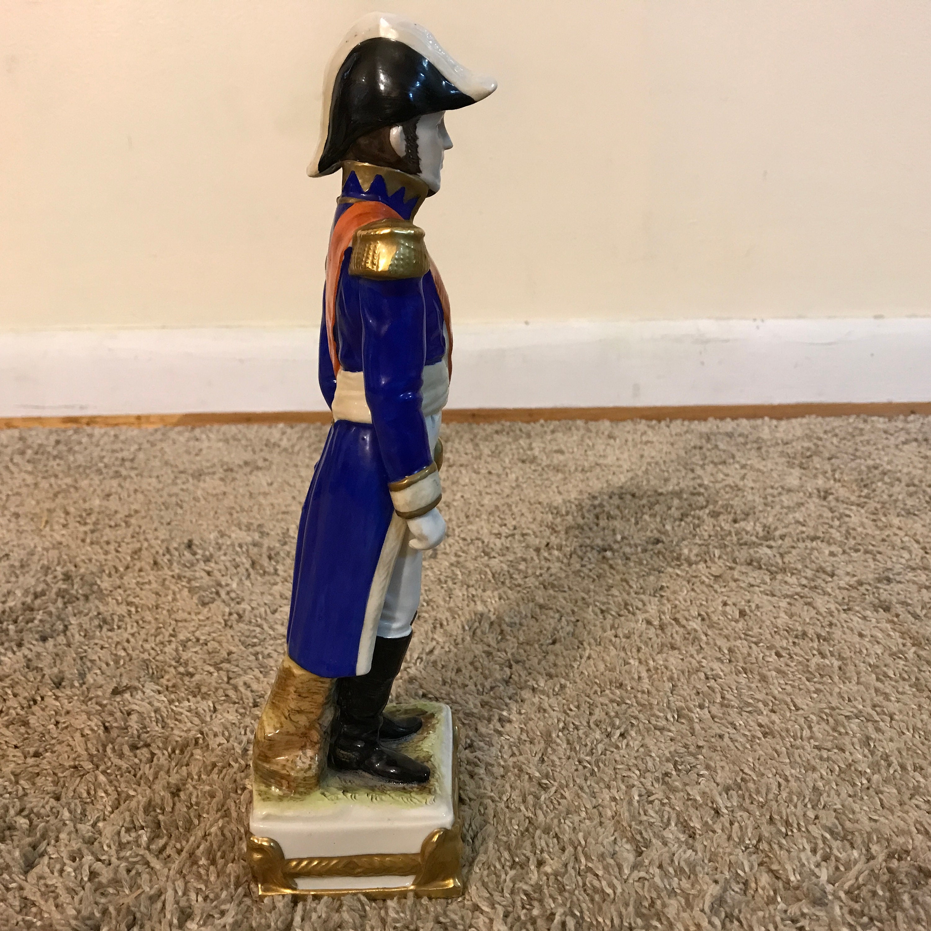 Vintage Scheibe-Alsbach Porzellan Soldat Marshall Bertrand Figur 12753 ...