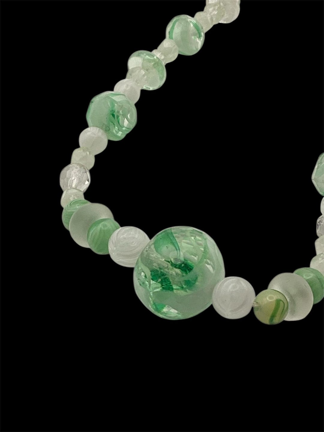 Vintage UV Reactive Czech Glass Beads From 1930’s - Etsy