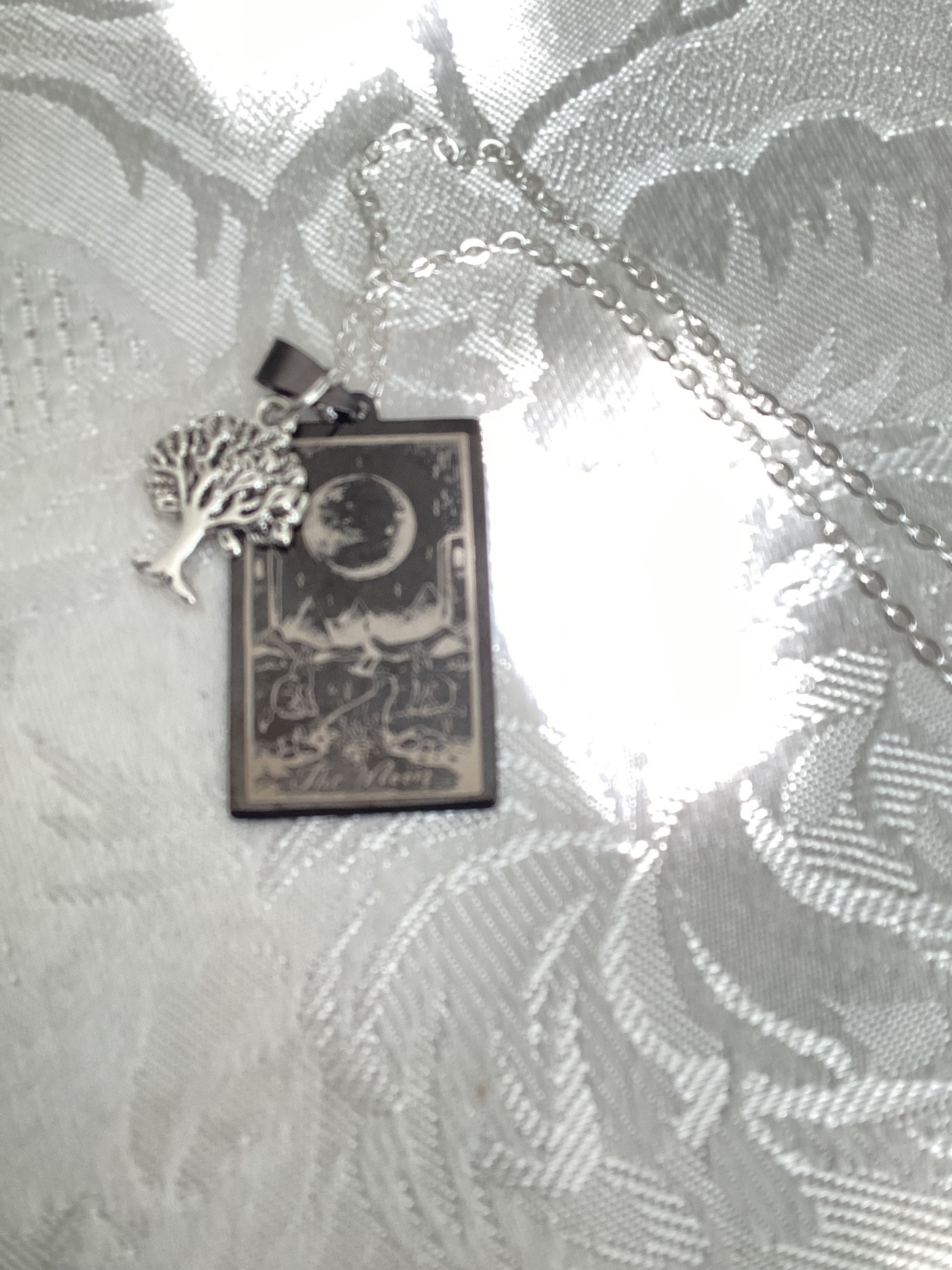 Sylvia Plath the Moon and the Yew Tree Pendant - Etsy
