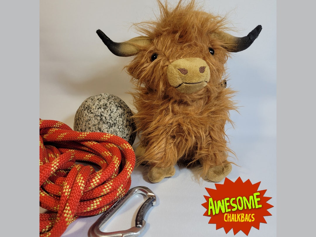 Highland Cow Rock Climbing Chalk Bag - Etsy