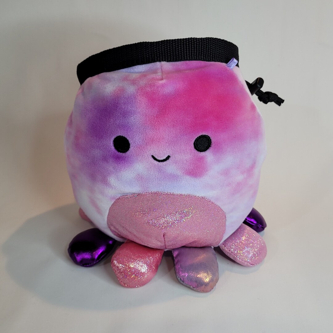 Pink and Purple Octopus Rock Climbing Chalk Bag - Etsy