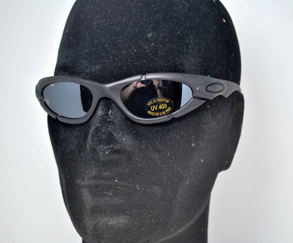 matrix rave sunglasses black motor sun glasses vintag… - Gem