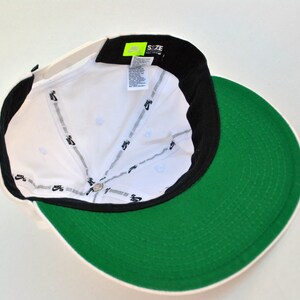 White Strapback Hat Trucker Hat Baseball Cap Mesh Hat Hip Hop Hat Flat ...