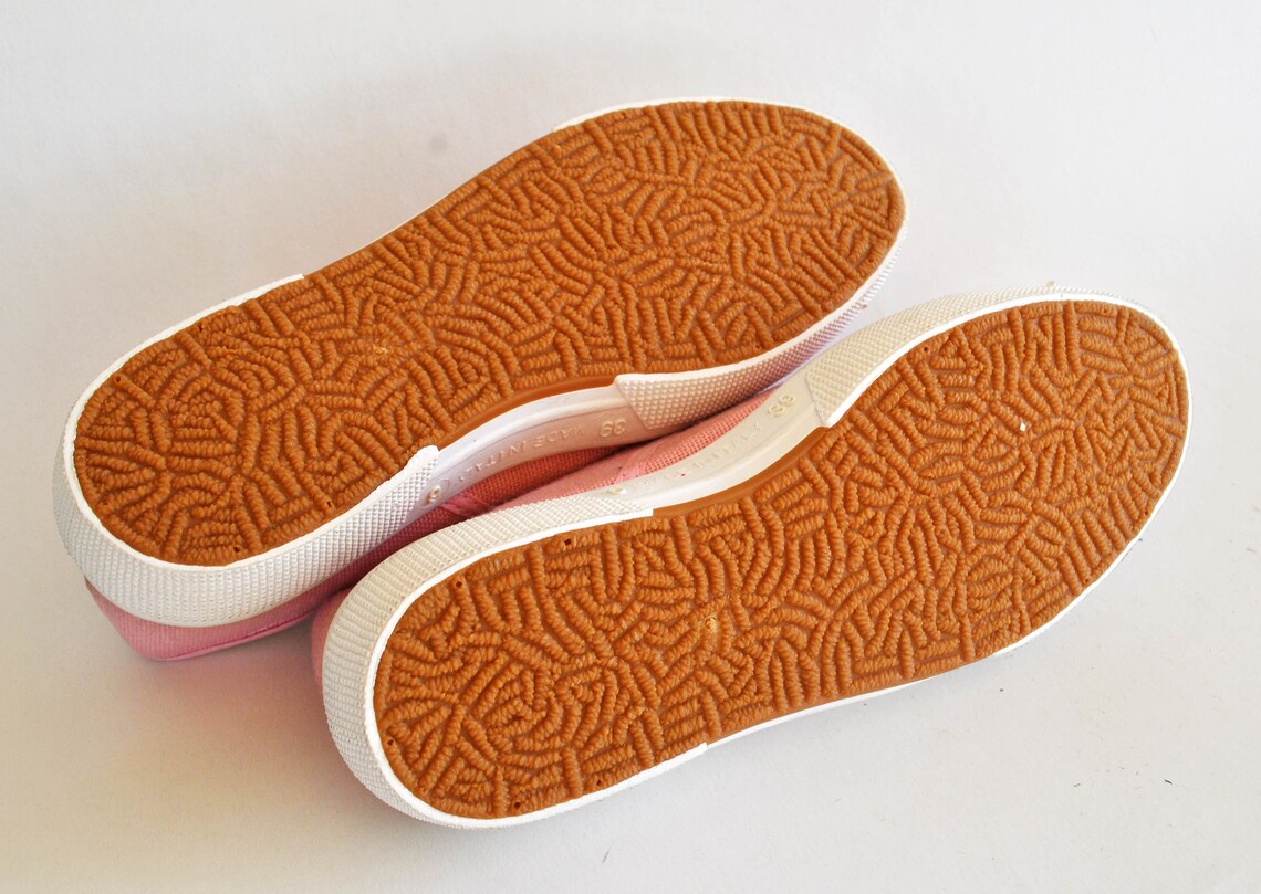 Vintage Canvas Shoes 90s Sneakers Style Flat Tie Sneakers Womens Shoes ...