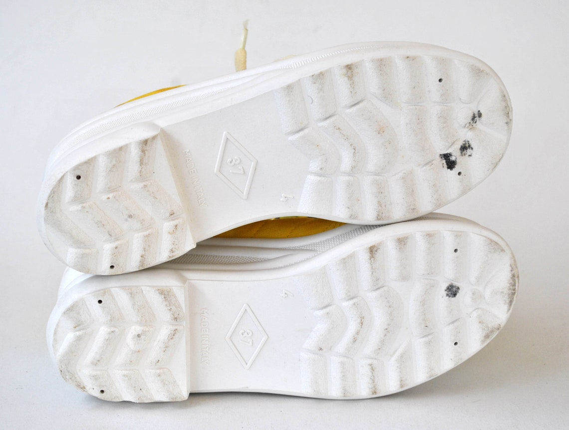 Platform Shoes Sneakers Yellow Platforms 90s Buffalo Size 37 Eu Uk 4 Us ...