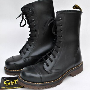 Wehrmacht Getto Punk Boots Lace up Cowboy Size 42 Uk 9 Us 11 High Waist ...