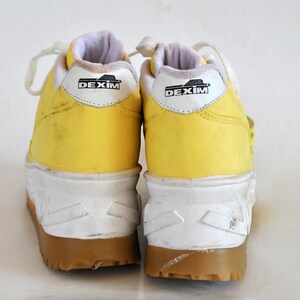 Yellow Platform Shoes Platform Sneakers Size Eu 38 Uk 5 Us 7 Platforms ...