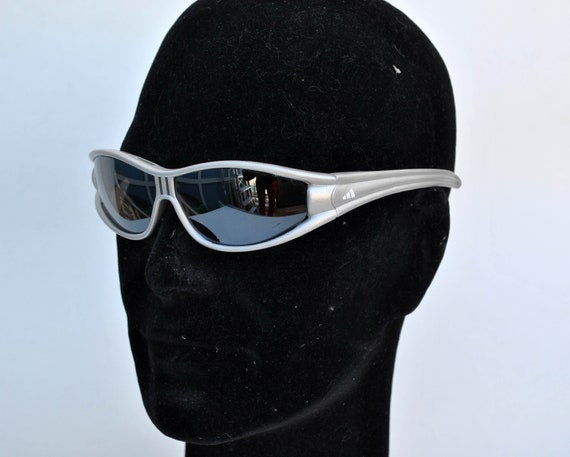 matrix rave sunglasses silver round sun glasses vinta… - Gem