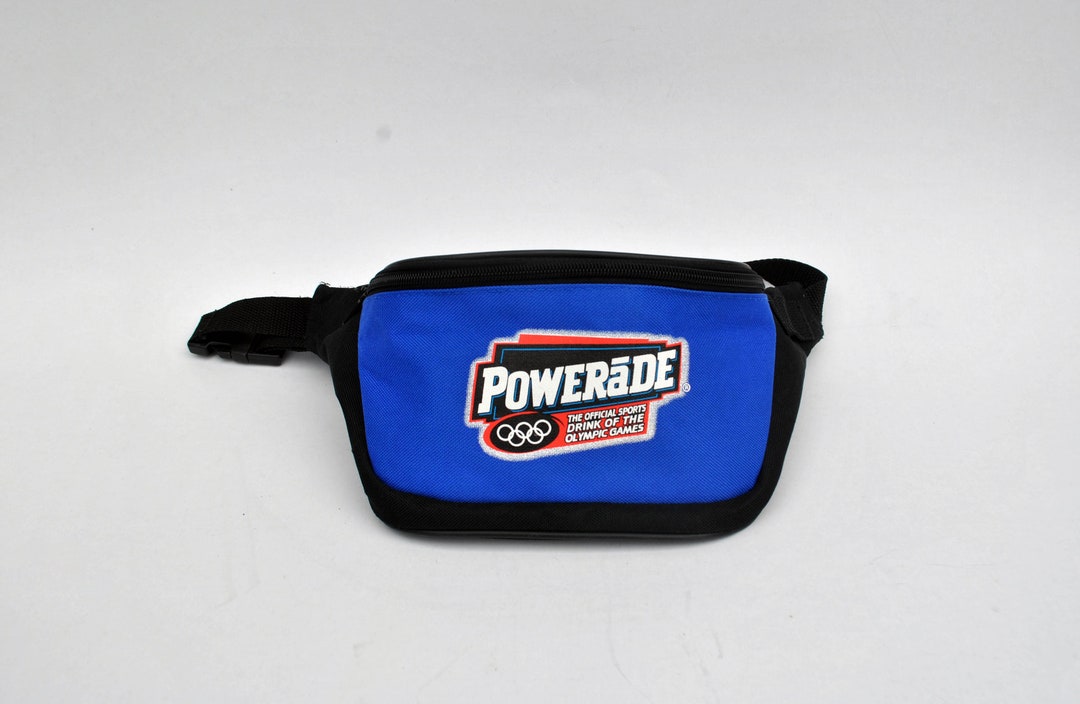 Blue Powerade Bum Bag Travel Belt Wallet Waist Pouch Large Fanny Pack ...