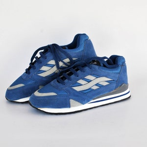 Blue Sport Shoes Vintage Sneakers Size 40 Us 9 Uk 7 Retro Athletic ...