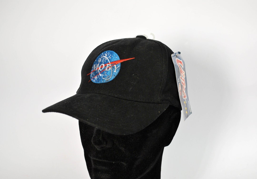 Moby 18 Black Hat Trucker Hat Baseball Cap Mesh Hat Hip Hop Hat Flat ...